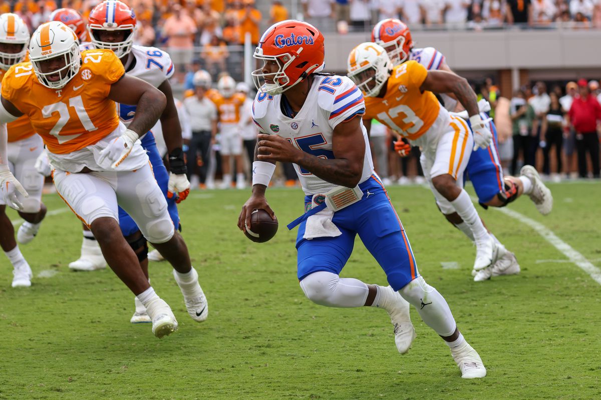 No. 11 Tennessee Beats No. 20 Florida in Offensive Shootout, 38-33 - FL ...