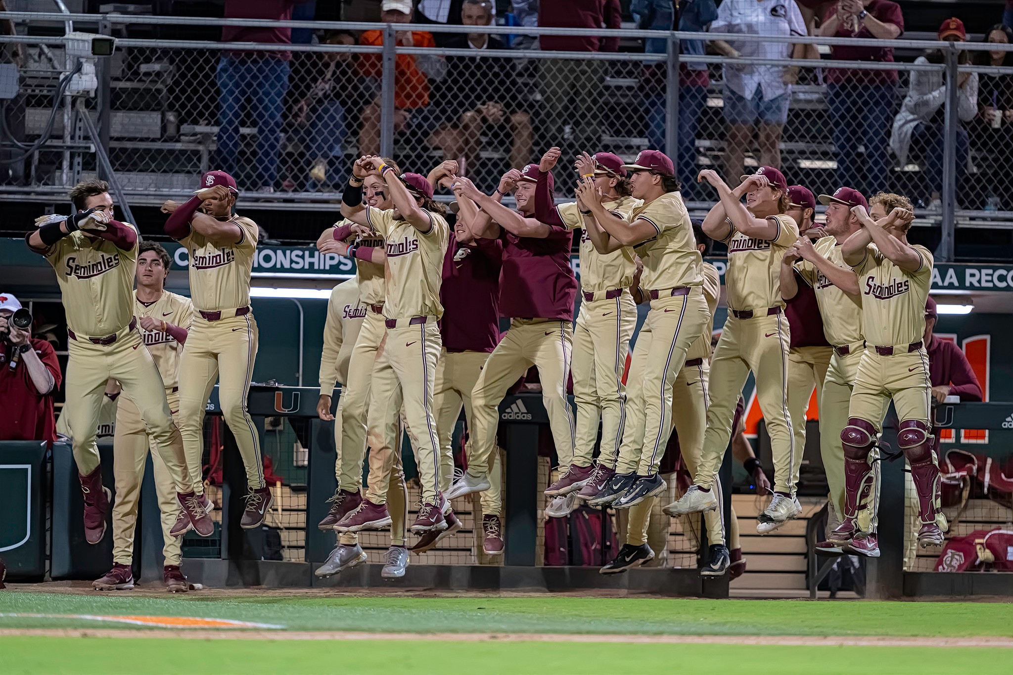 PHOTOS: No. 5 FSU Baseball Takes Series Against Rival Miami - FL Teams